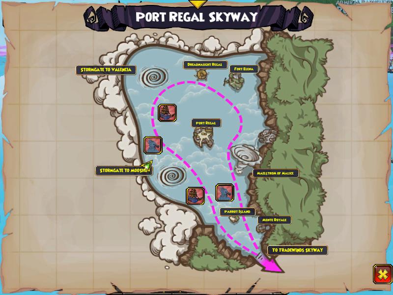 Illustrated Guide to Skyway Boss Locations :: Pirate101 Forum and ...